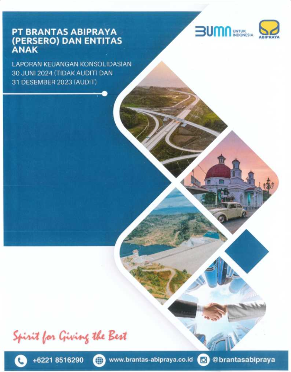 Laporan Keuangan | Brantas Abipraya